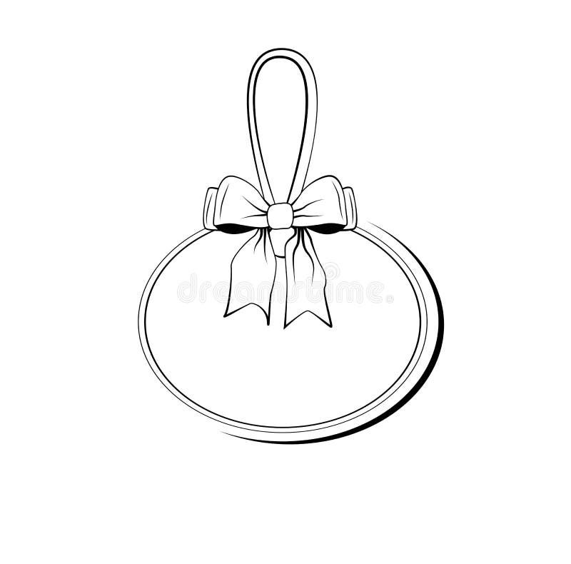 Label Ribbon Bow Wedding Template Stock Vector - Illustration of ...