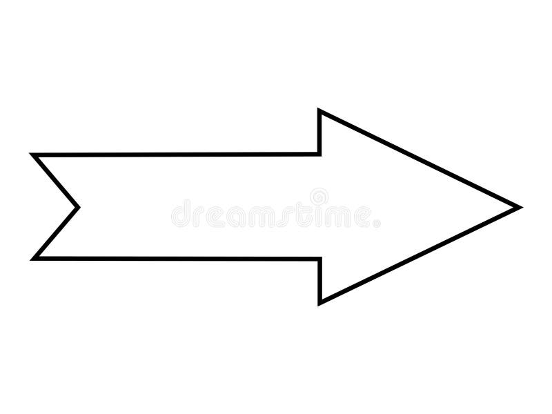 Label sharp arrow stock illustration. Illustration of cartoon - 371969192