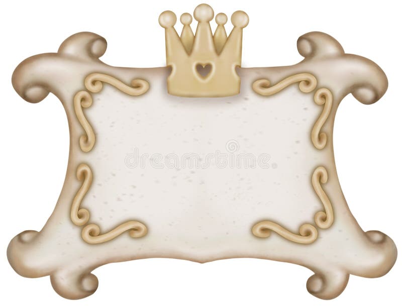 Label Square Shape , Decoration Fairy Tale Design Cute Hand Drawn ...