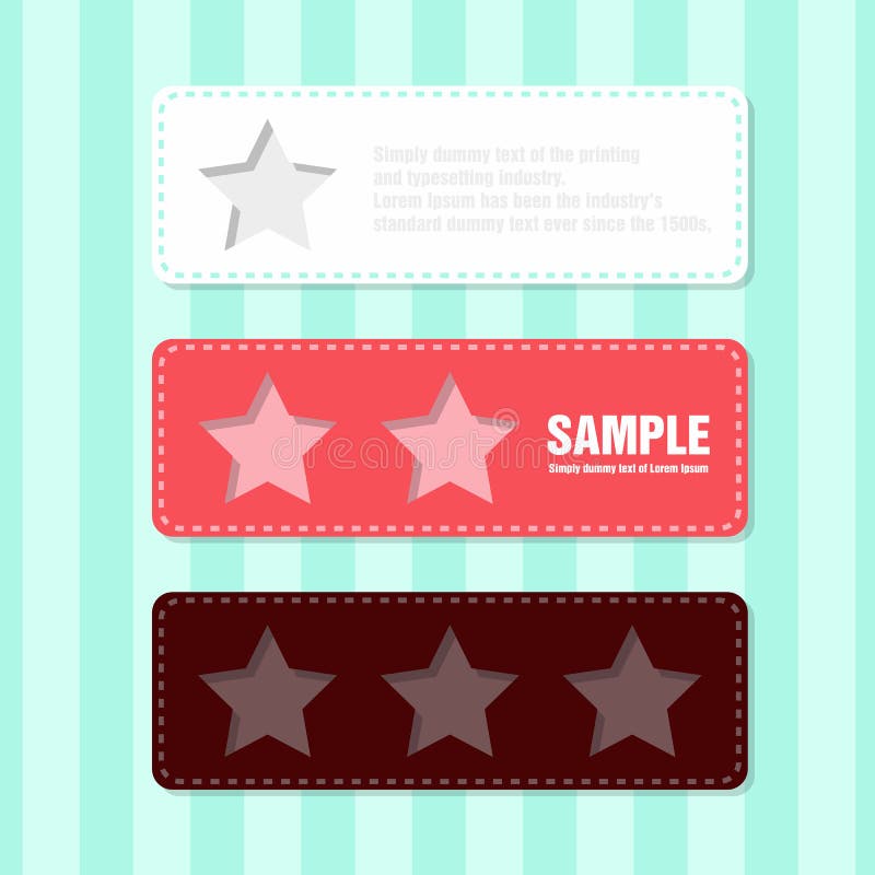 Label with star stock vector. Illustration of choice - 31838459