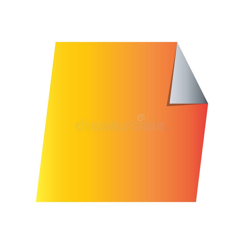 Colorful Peeling Label Sticker Illustration. Realistic Label Sticker ...