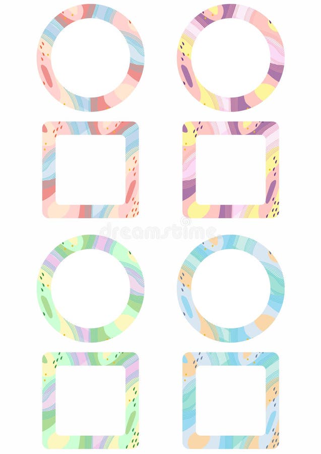 Label / Sticker Designs - Colorful Abstract Background Stock ...