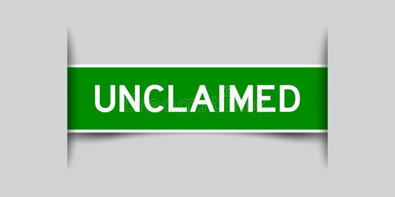 Unclaimed Sign Stock Illustrations – 71 Unclaimed Sign Stock ...