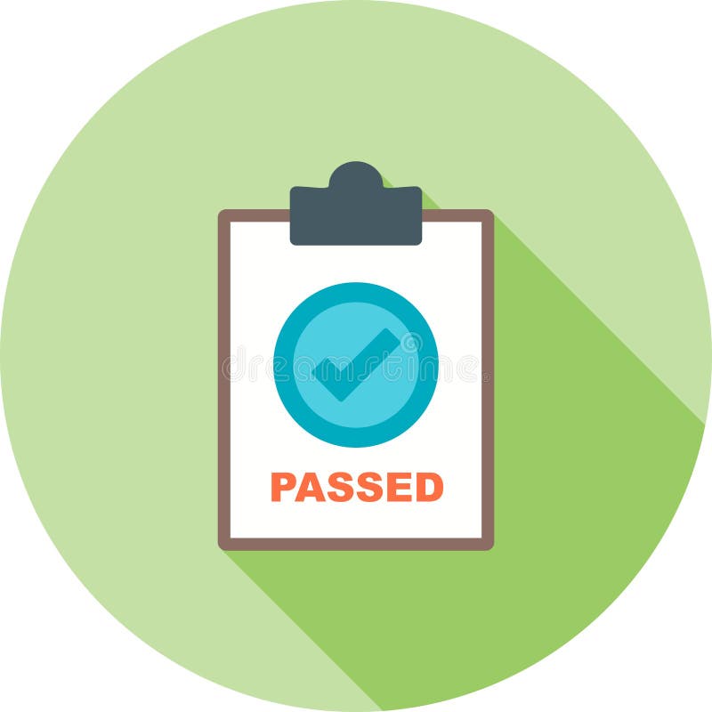 QC Passed stock vector. Illustration of pass, service - 101084359