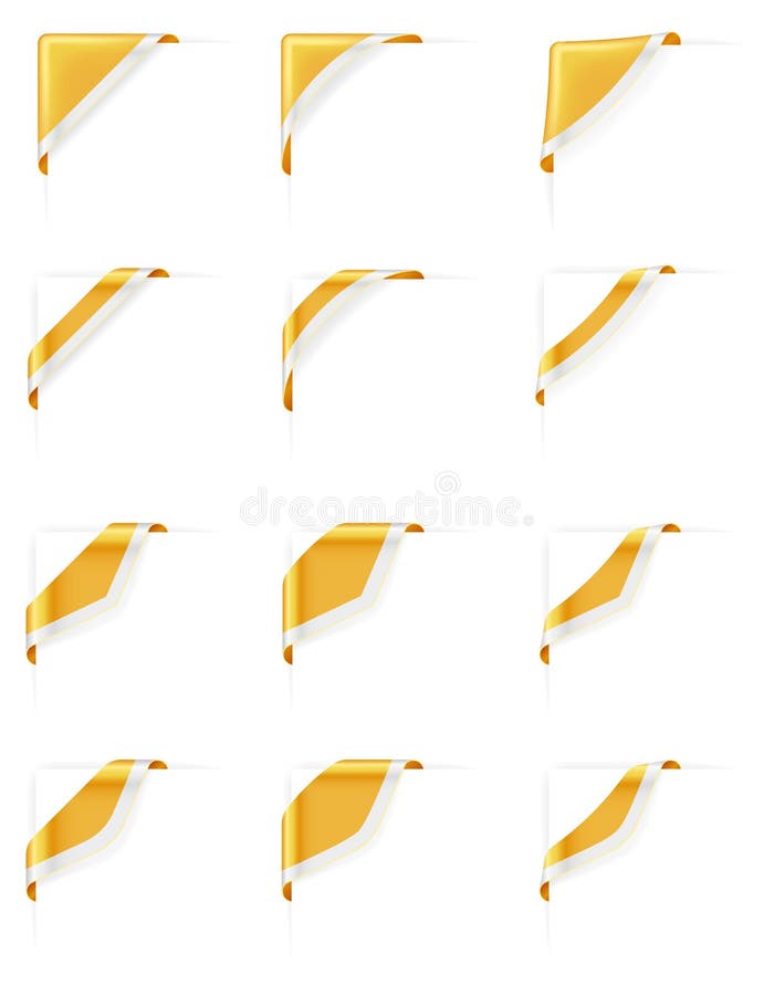 Label Sticker Tag Template Blank Vector Illustration Stock Vector ...