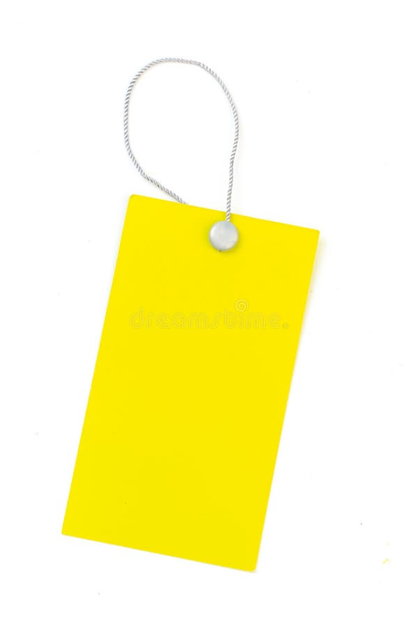 Label Tag Isolated on White Background. - Image Stock Photo - Image of ...