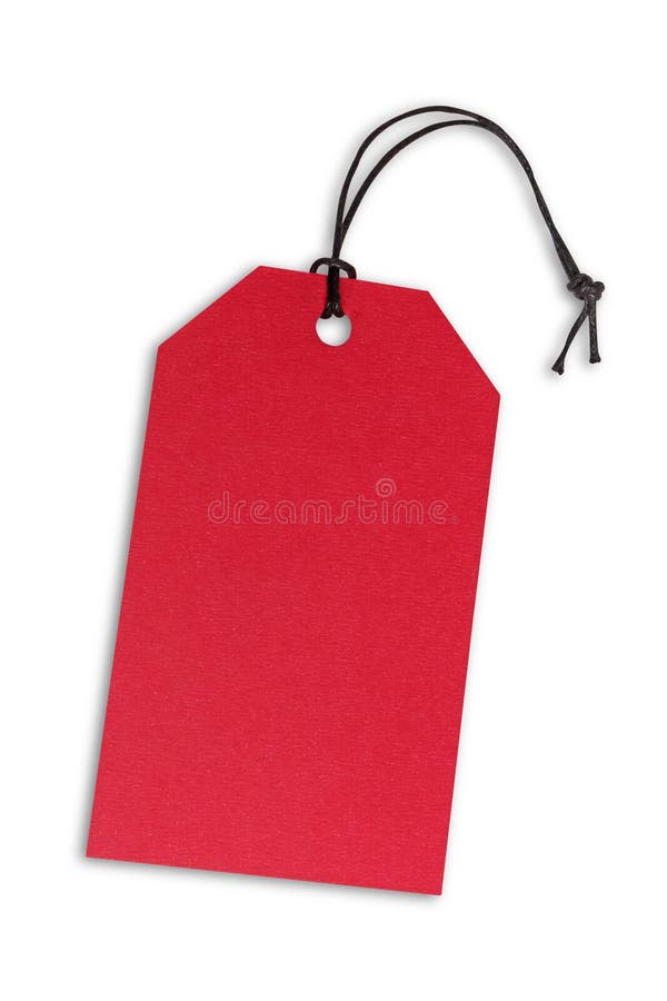 Label Tag Made of Carboard Isolated Stock Photo - Image of gift, sell ...