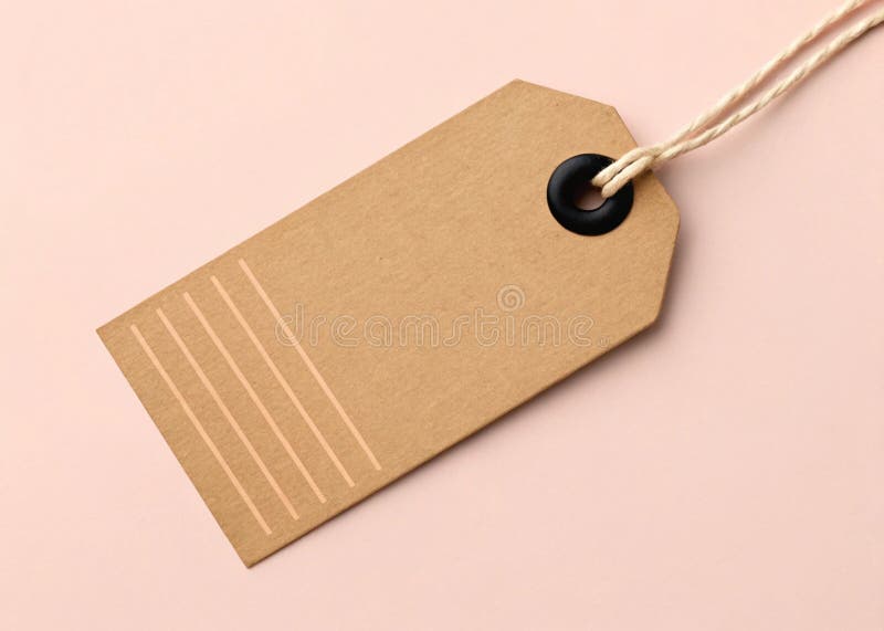 Label Tag Mockup Template Generative Ai Stock Illustration ...