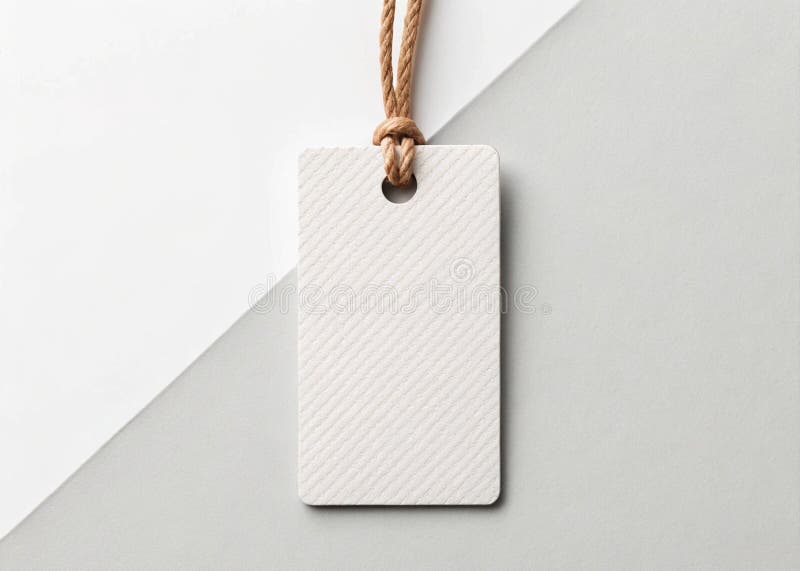 Label Tag Mockup Template Generative Ai Stock Illustration ...