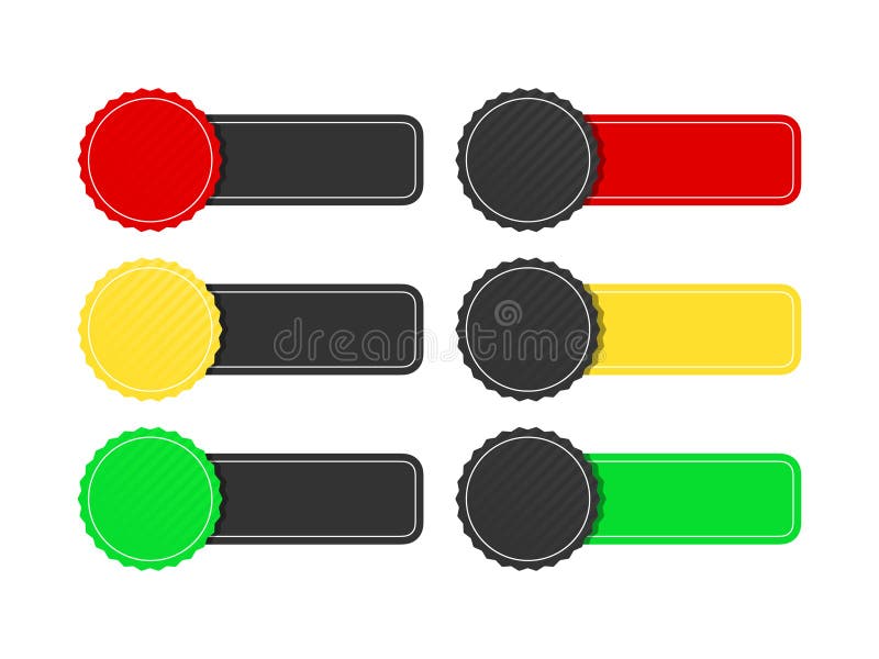 Label Tag Mockup Template. Price Labels Stock Illustration ...