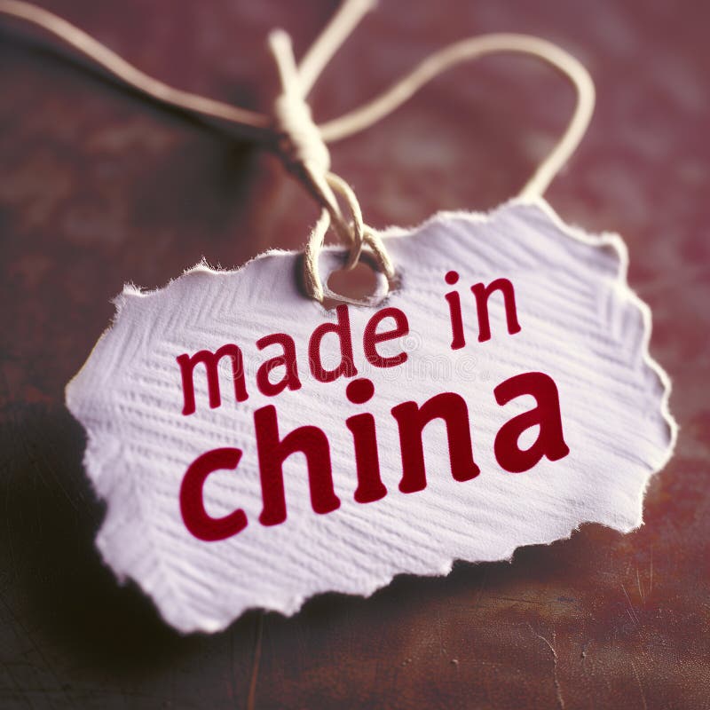 Label, Tag with the Text Made in China 1 Stock Illustration ...