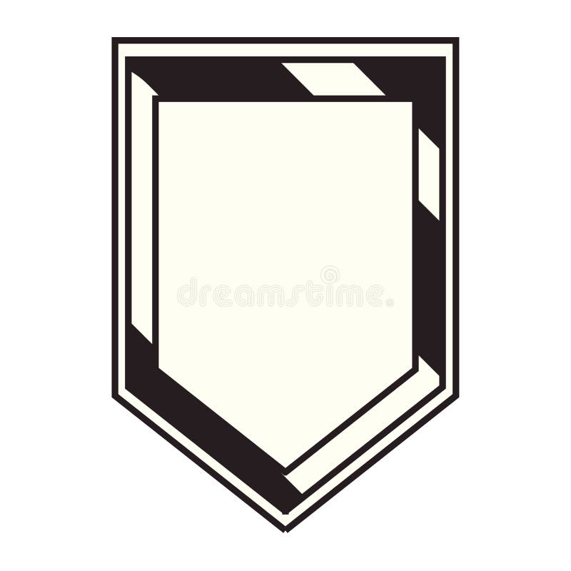 Label Template Empty Design Icon Stock Illustration - Illustration of ...