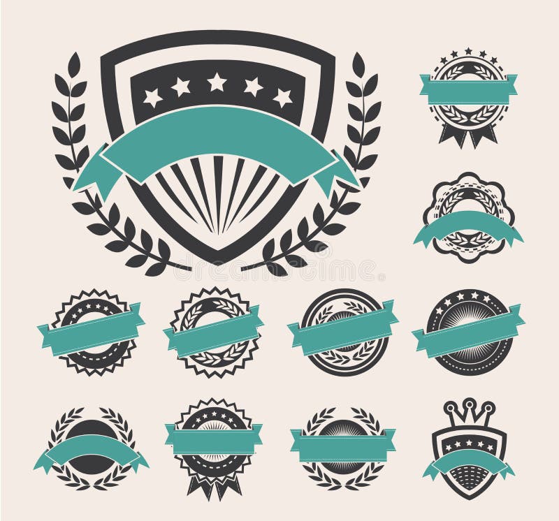 Label template set stock vector. Illustration of corporate - 58274592