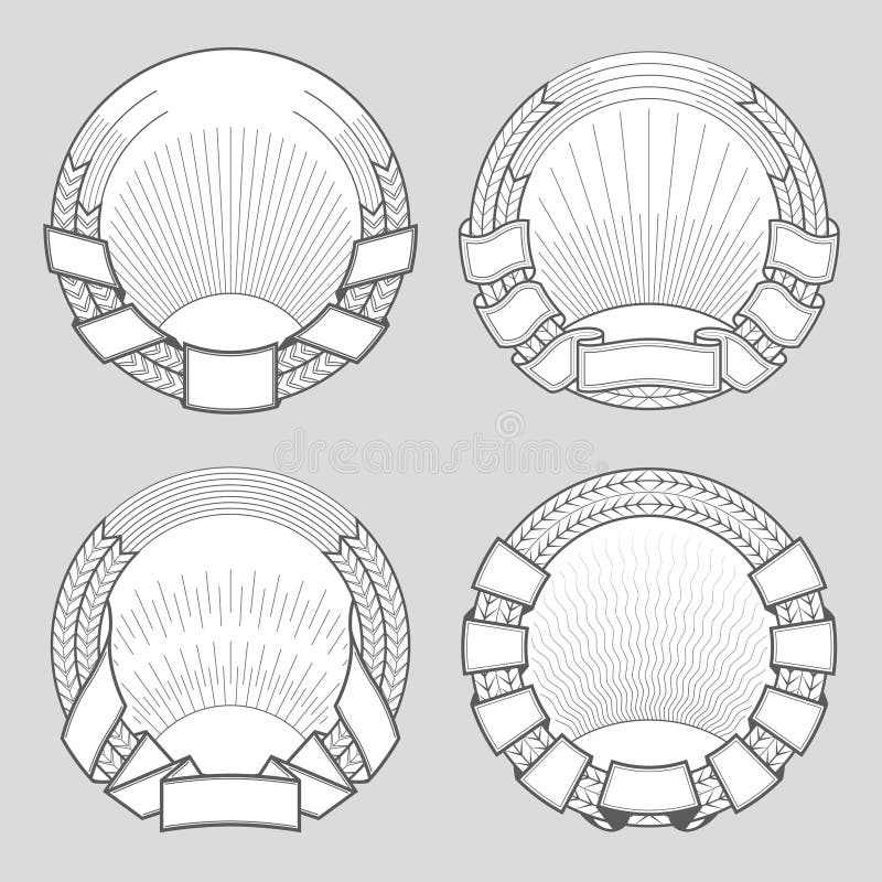 Label templates white stock vector. Illustration of card - 56551076