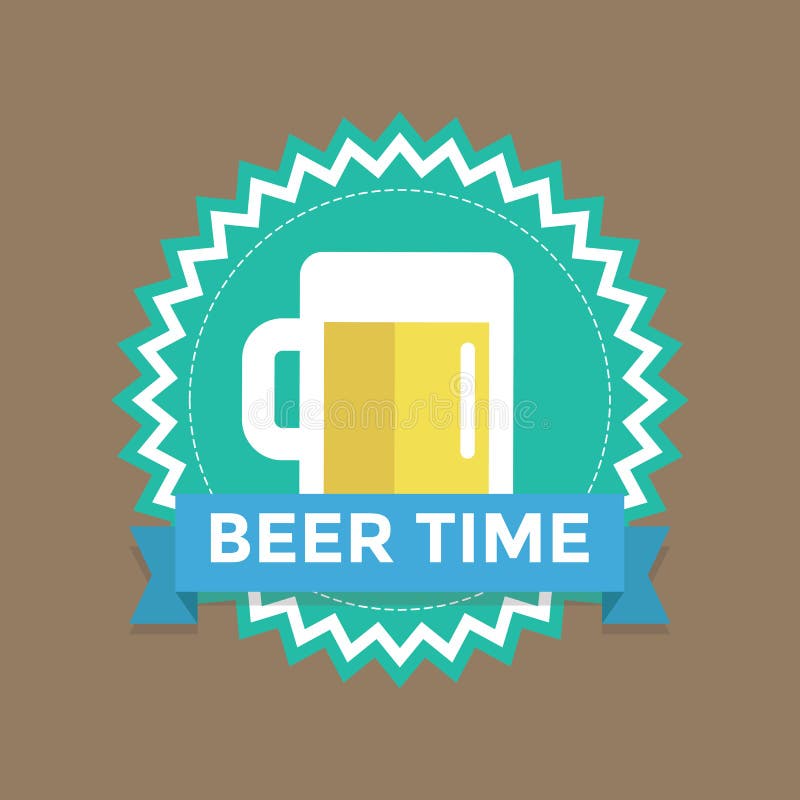 Beer Time Typographic Sign Design for Pubs Restaurants Bars for ...
