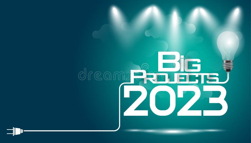 Label 2023 Text Big Projects of Success Business Modern Idea and ...