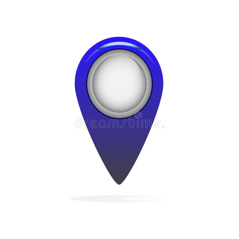 Label To Indicate on the Map. Stock Vector - Illustration of indicate ...