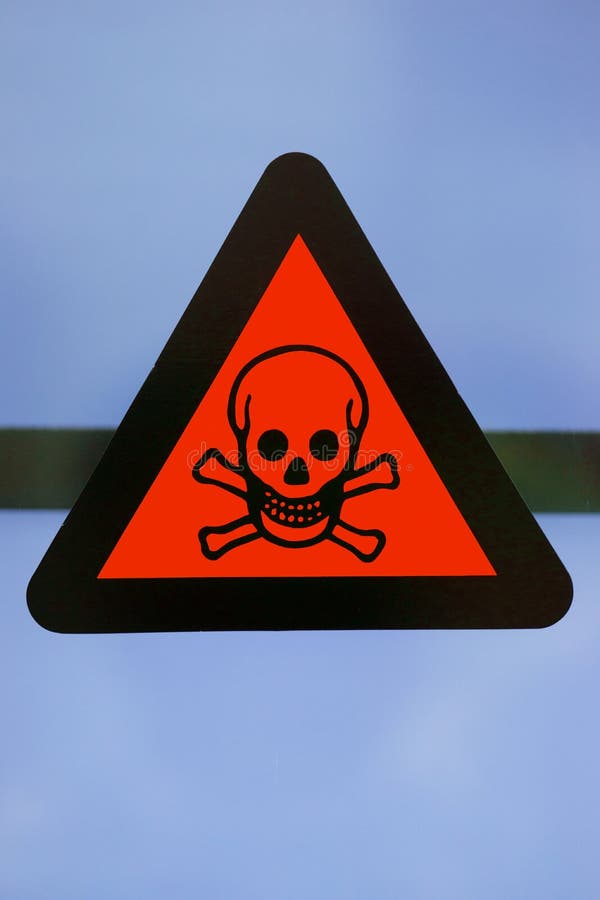 Label toxic chemicals. stock image. Image of internet - 79014673