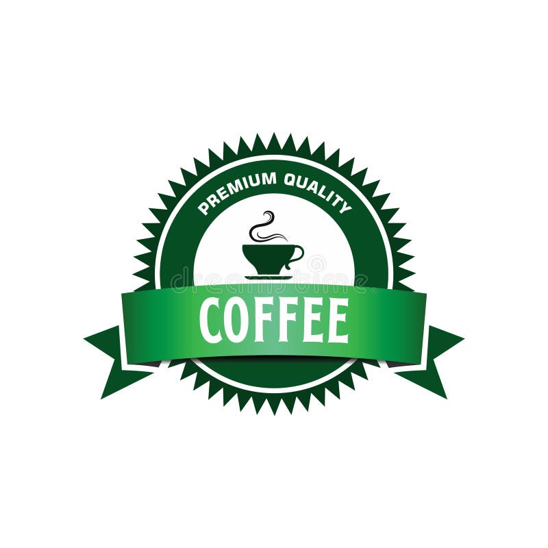 Green Coffee Sticker Label Stock Illustrations – 692 Green Coffee ...