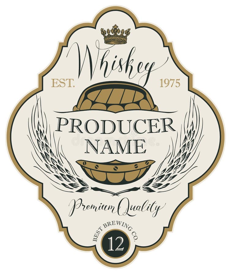 Bourbon Vintage Barrel Stock Illustrations – 488 Bourbon Vintage Barrel ...
