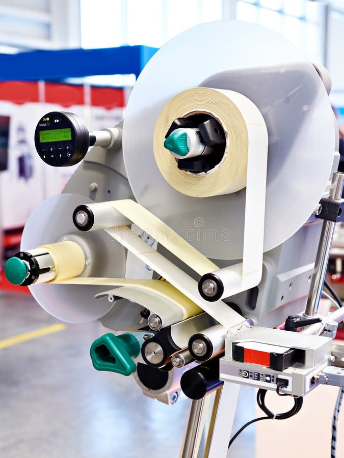 Labeling machine stock photo. Image of film, plastic - 258315918