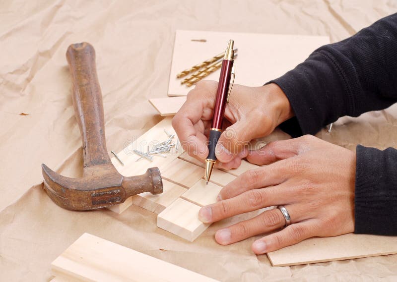 Woodwork collage stock photo. Image of carpentry, industrial - 22048980