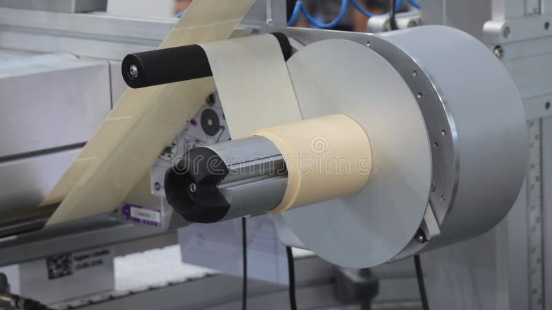 Labelling Machine Conveyor stock footage. Video of stickers - 349170308