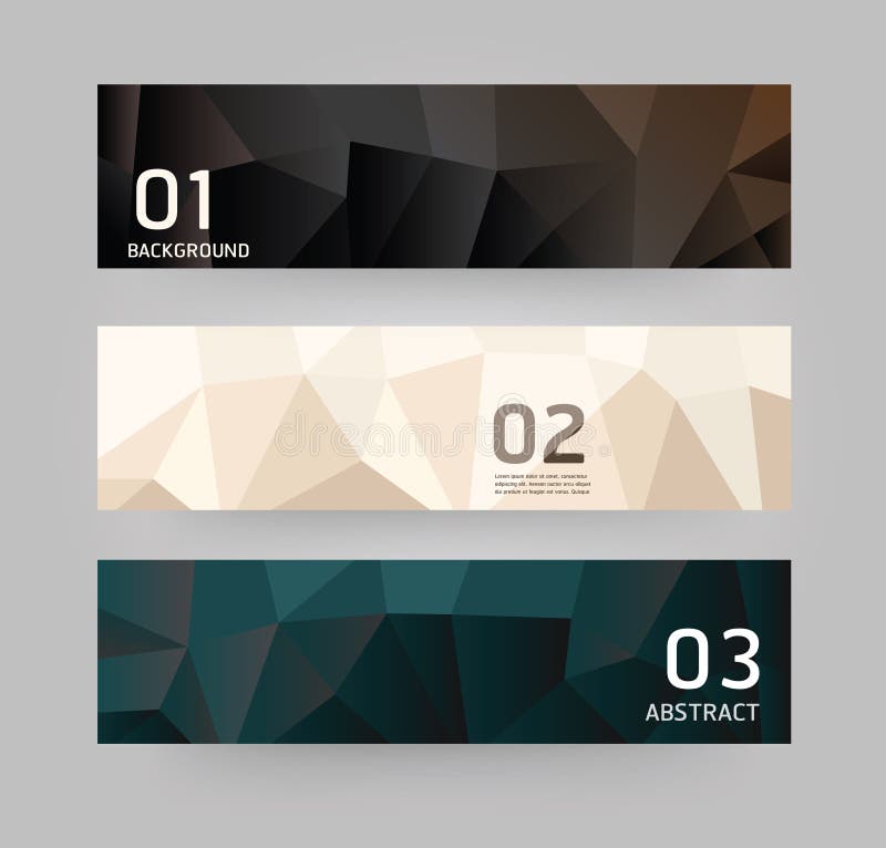 Labels Abstract Geometric Design Modern Style Stock Vector ...