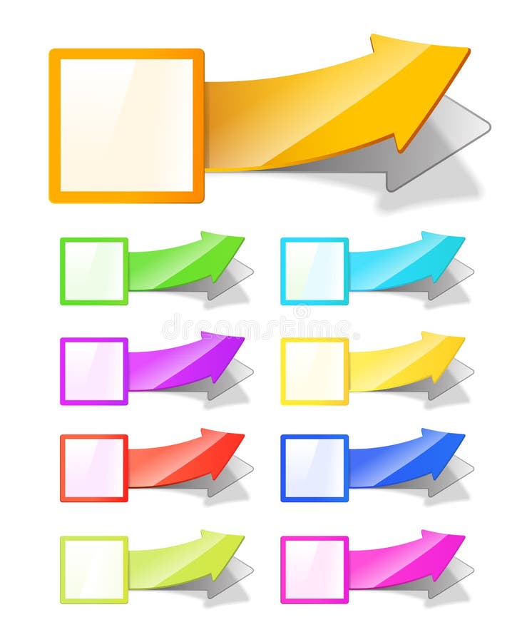 Labels with arrow stock illustration. Illustration of circle - 30944794