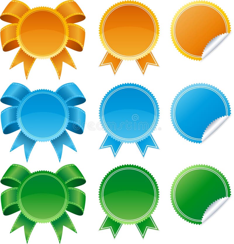 Labels on a Background for a Design Stock Vector - Illustration of ...