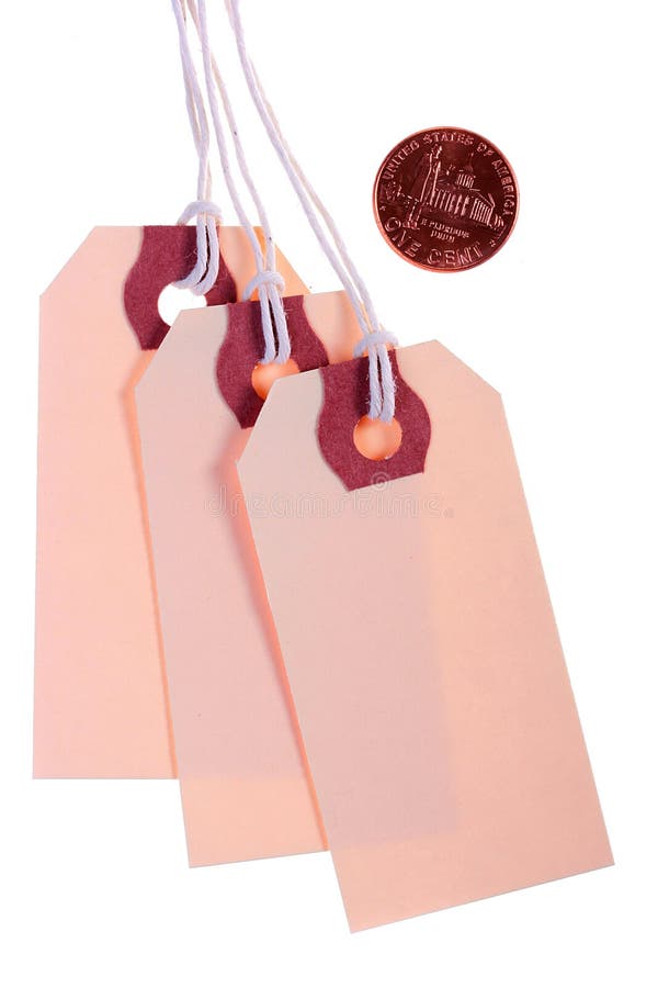 Labels and cent stock image. Image of brown, message - 13353981
