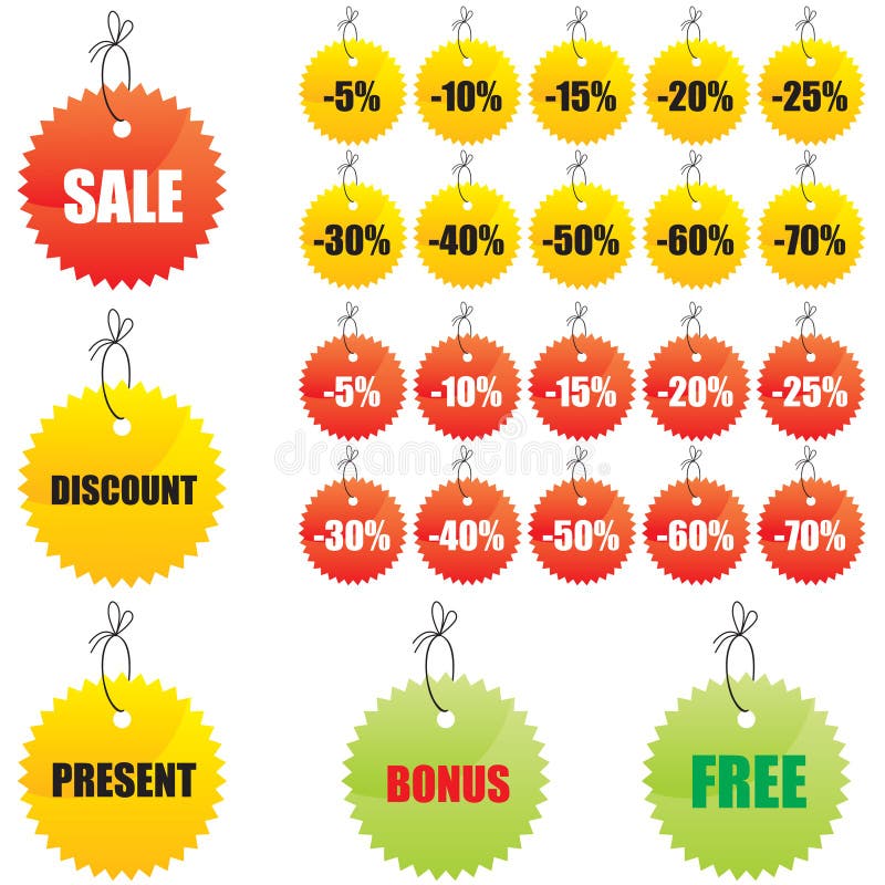 Labels for Design Sales and Promotions Stock Vector - Illustration of ...