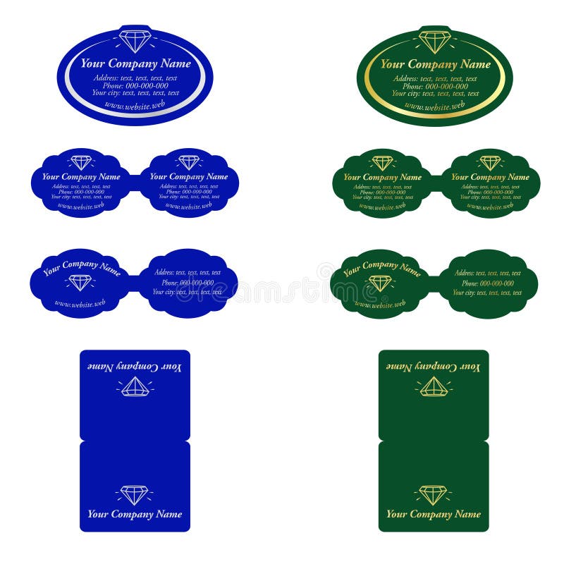 Business Card - Letterhead Template Stock Vector - Illustration of ...