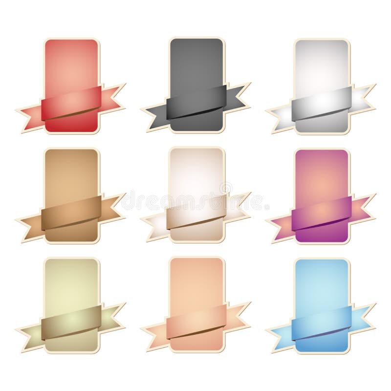 Label template set stock vector. Illustration of pattern - 24167128