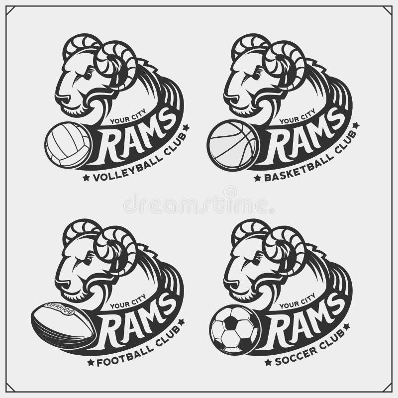 Rams Football Logo Stock Illustrations – 25 Rams Football Logo Stock ...