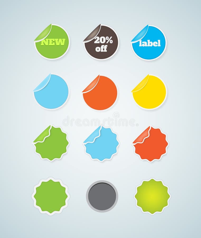 Labels. stock vector. Illustration of goods, original - 46846301