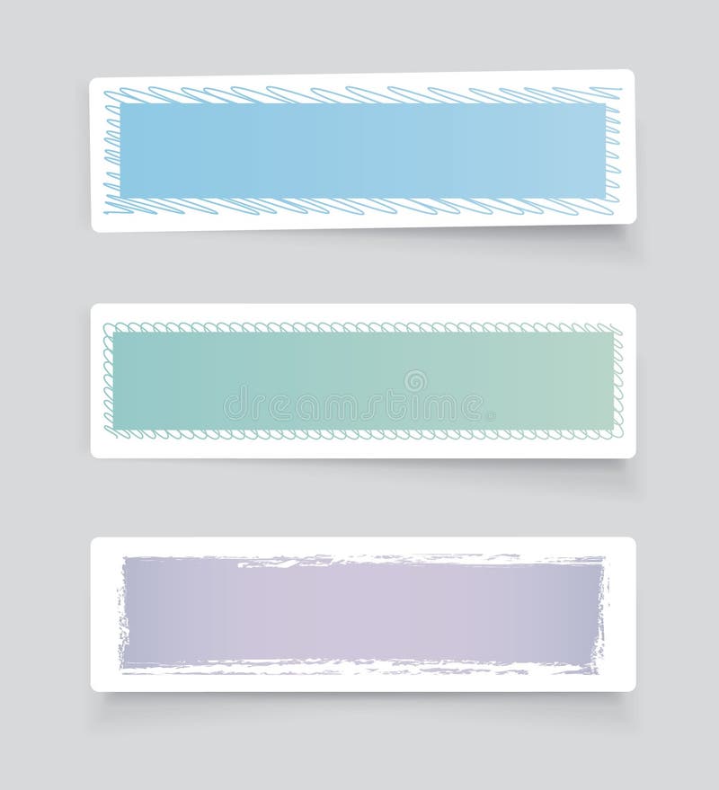 Labels in light colors stock vector. Illustration of empty - 36283877