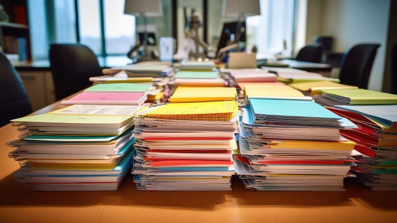 Labels office items stock illustration. Illustration of colorful ...