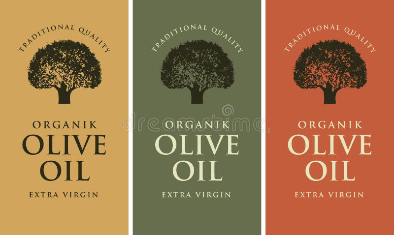 Labels for Olives or Olive Oil Stock Vector - Illustration of glass ...