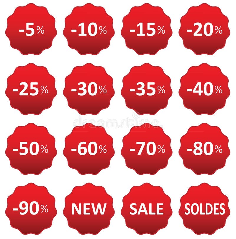Labels price sale stock vector. Illustration of promotion - 34757719