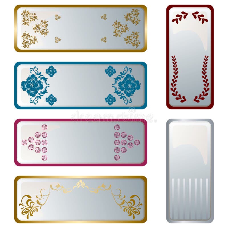 Labels set stock illustration. Illustration of design - 14958959