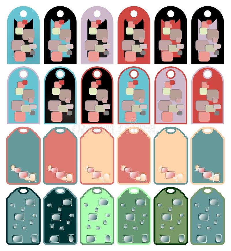 Labels set 2 stock illustration. Illustration of stores - 103787052