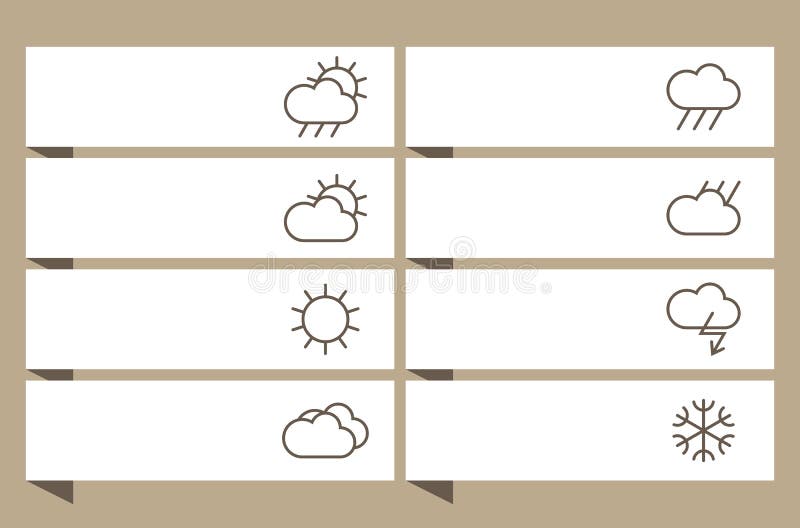 Weather Labels Stock Illustrations – 776 Weather Labels Stock ...
