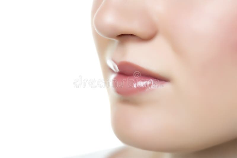 Labios de la mujer foto de archivo. Imagen de piel, cuidado - 38716838