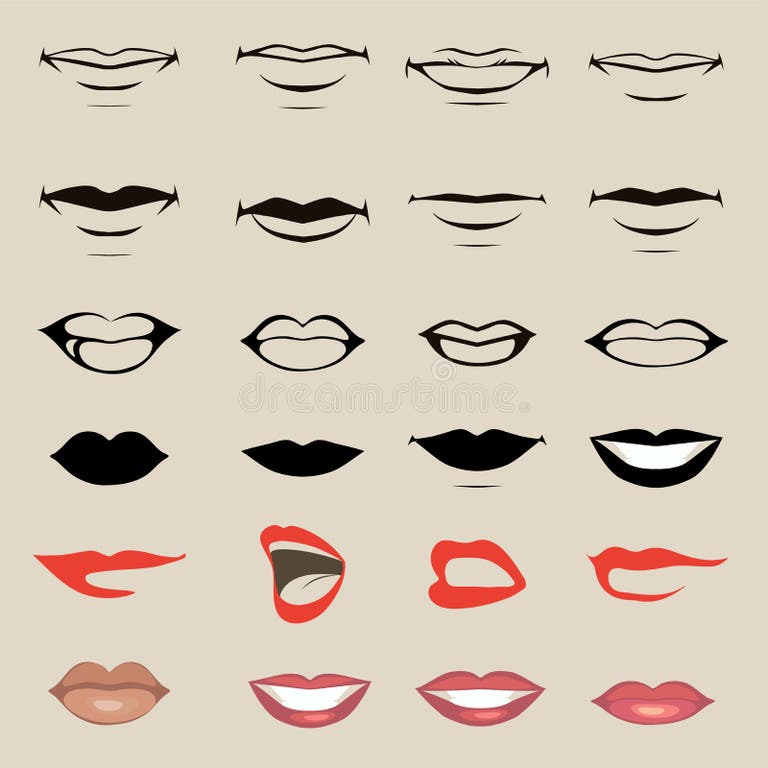 Labios Ilustraciones Stock, Vectores, Y Clipart – (143,998 ...