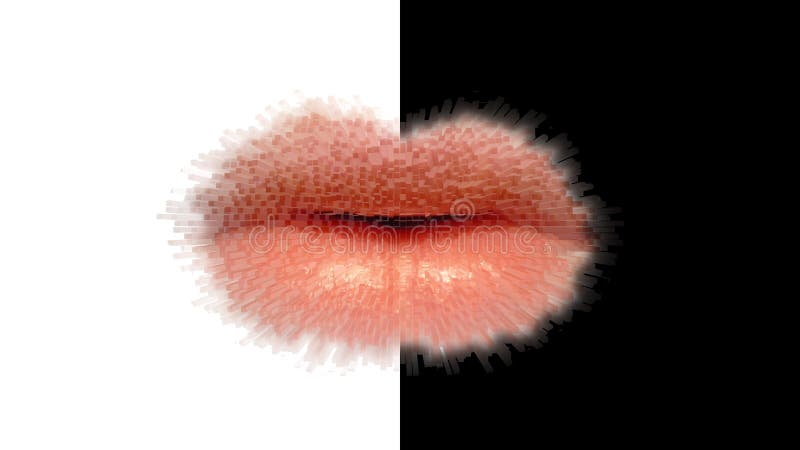 Labios rojos, beso imagen de archivo. Imagen de rojo - 39941897