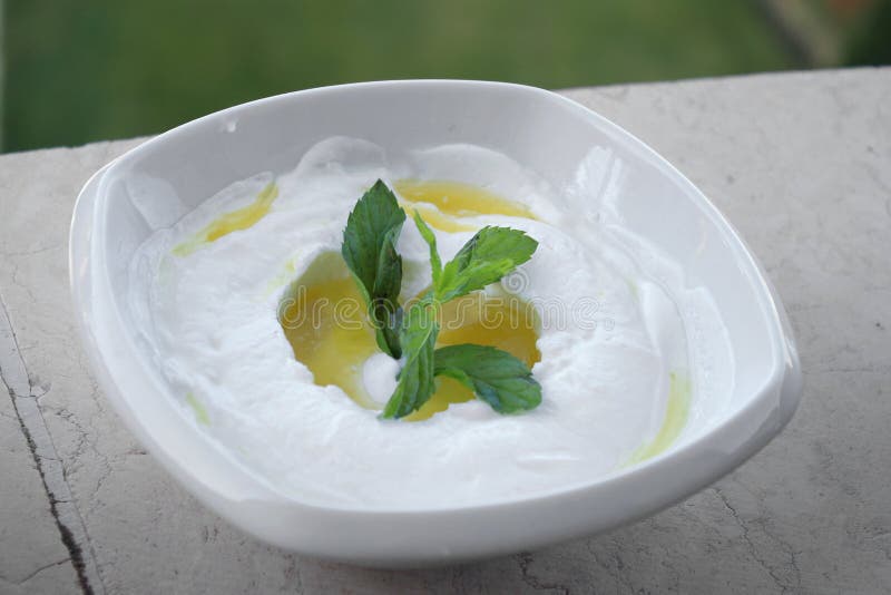 Labneh Plate, Lebanese Breakfast Stock Image - Image of lebanese, sour ...