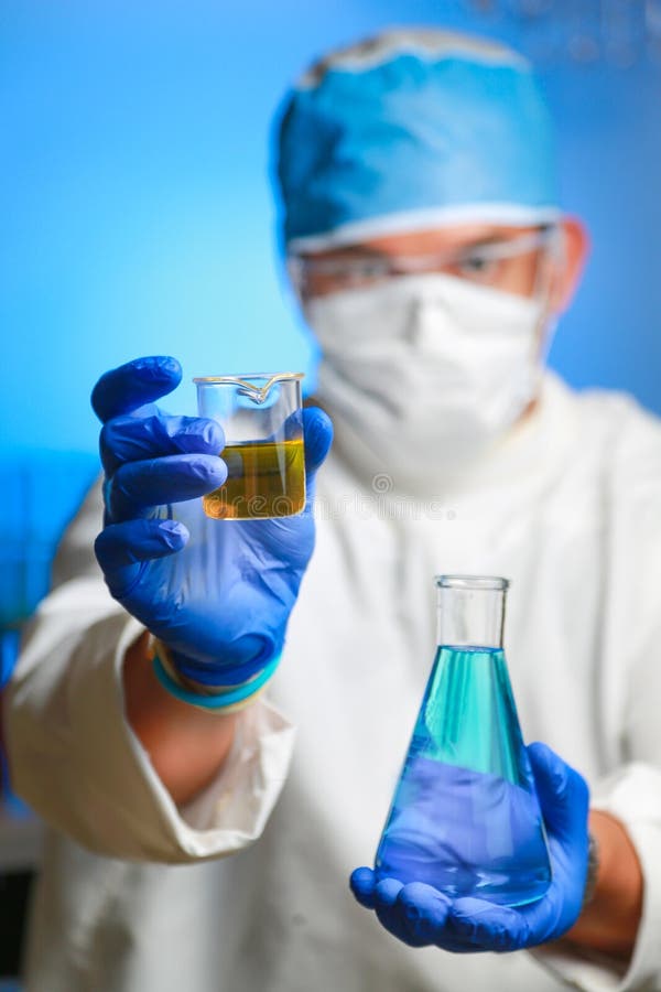 Labor stockbild. Bild von biotechnologie, glaswaren, frau - 42111755