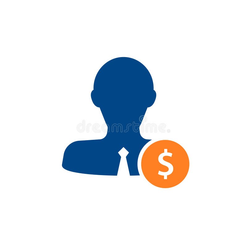 Labor Cost Concept Silhouette Icon Stock Vector - Illustration of glyph ...