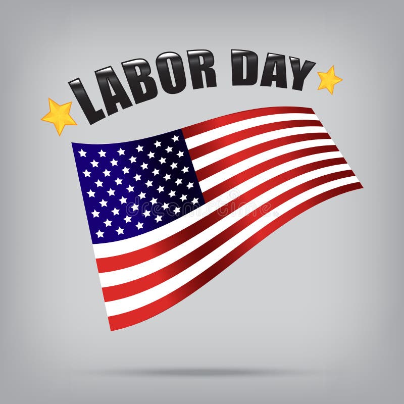 Happy Labor Day stock vector. Illustration of hard, greeting - 14997524